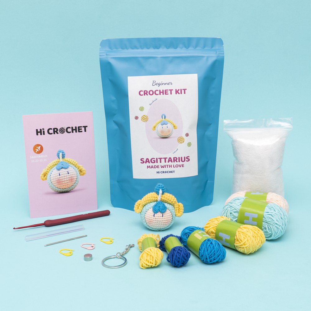 Amigurumi Crochet Kit Sagittarius Patterns for Beginners Easy to Learn ...